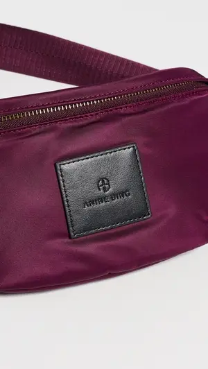 ANINE BING Leon Small Nylon Waist Bag
