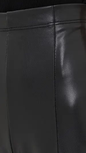 RIPLEY RADER Cropped Vegan Leather Straight Leg Pants