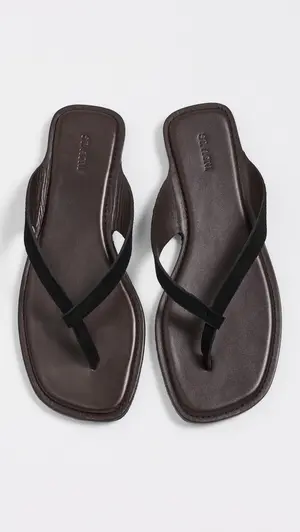 ST. AGNI Opanka Suede Sandals