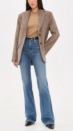 Veronica Beard Crosbie Wide Leg Jeans