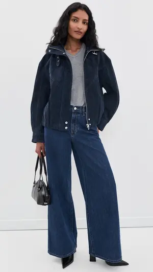 Blanknyc Midnight Drift Suede Jacket