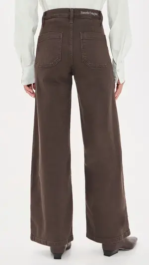 FAVORITE DAUGHTER The Mischa Wide Leg Ankle Jeans