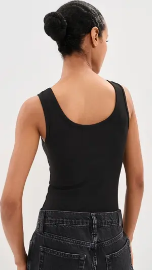 LE BOP Lousie Thong Bodysuit - Black