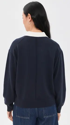 ALEX MILL Bond Street Cashmere Polo Top
