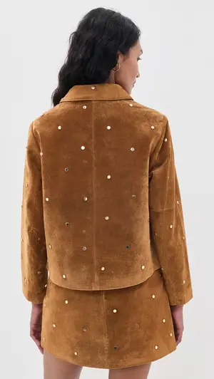 Hunter Bell Suede Studded Jacket