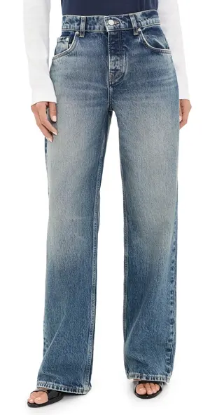 EB DENIM Mid Rise Baggy Jeans - Mariner