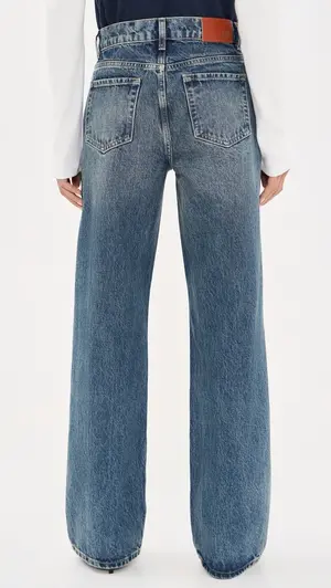 EB DENIM Mid Rise Baggy Jeans