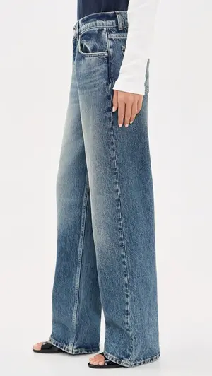 EB DENIM Mid Rise Baggy Jeans