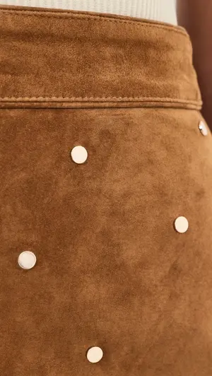 Hunter Bell Dottie Suede Skirt