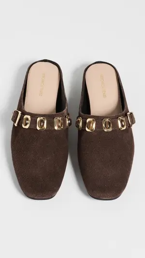Veronica Beard Narcisa Cabachon Mules