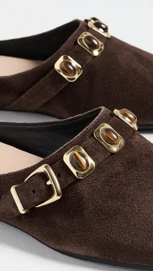 Veronica Beard Narcisa Cabachon Mules