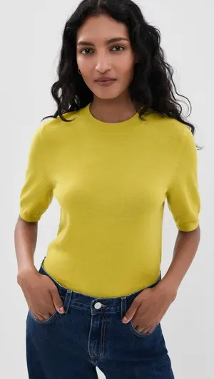 Secular Fitted Wool Crew Sweater