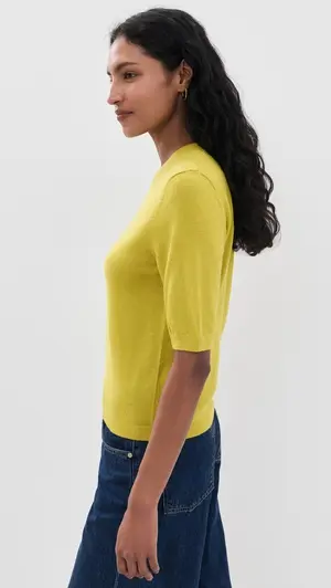 Secular Fitted Wool Crew Sweater