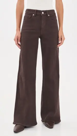 Good American Good Waist Palazzo Ankle Jeans