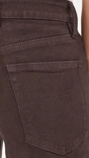 Good American Good Waist Palazzo Ankle Jeans