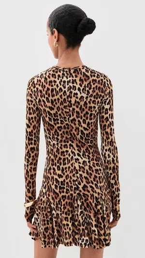 Alice + Olivia Wendy Fit And Flare Godet Mini Dress