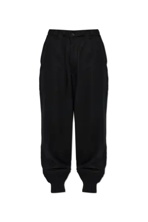 Yohji Yamamoto Wool Pants - Black