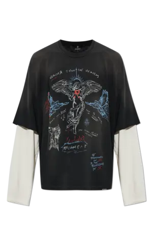 REPRESENT Printed T-shirt - Black