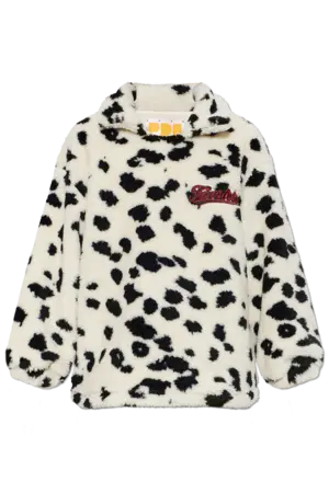 PDF Fleece Sweatshirt With Collar