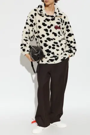 PDF Fleece Sweatshirt With Collar