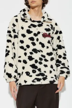 PDF Fleece Sweatshirt With Collar