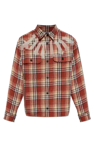 Palm Angels Shirt With Pockets - Red