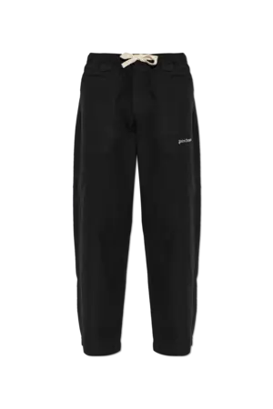 Palm Angels Trousers With Logo