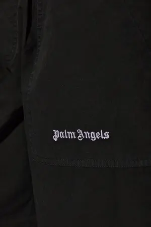 Palm Angels Trousers With Logo