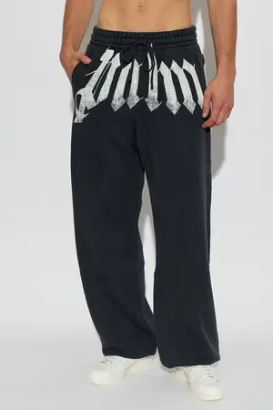 Palm Angels Sweatpants With Cuffed Legs