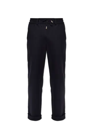 Eleventy Trousers With Rolled-up Legs
