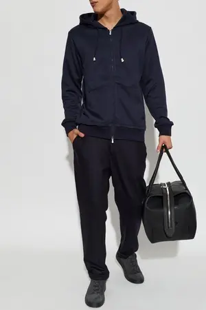 Eleventy Trousers With Rolled-up Legs