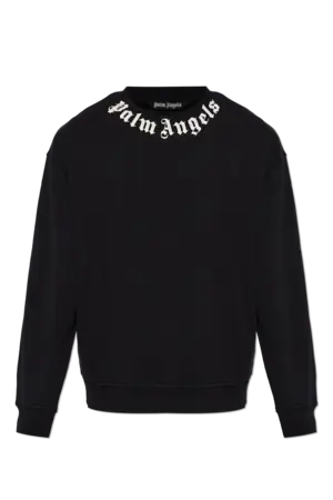 Palm Angels Sweatshirt With Logo - Black