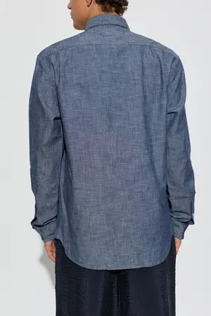 Emporio Armani Shirt With Embroidered Logo