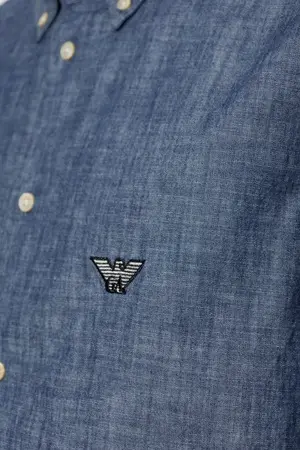 Emporio Armani Shirt With Embroidered Logo