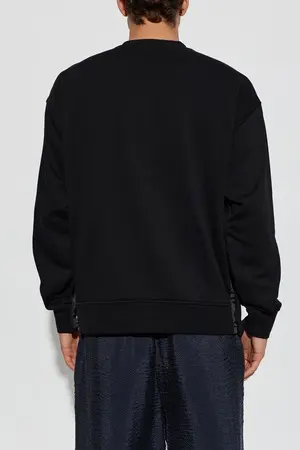 Emporio Armani Sweatshirt With Embroidered Logo
