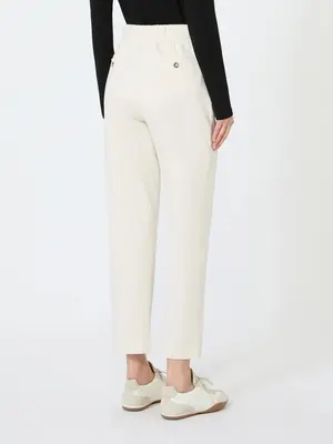Max Mara Slim Fit Pants With Elastic Waistband