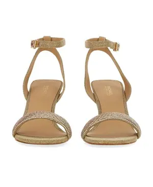 Michael Kors Carrie Rhinestoned Embellished Sandals