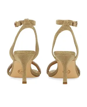 Michael Kors Carrie Rhinestoned Embellished Sandals