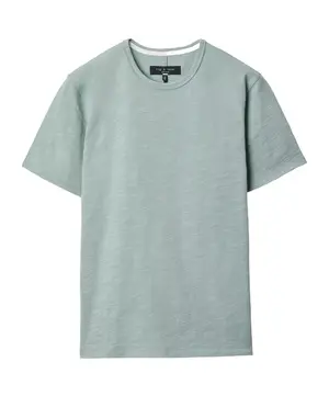 Rag & Bone Rag Bone Slub Crewneck T-shirt - Gray-blue