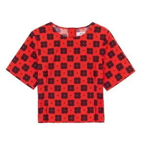 RITA ROW Vero Shirt Print - Red