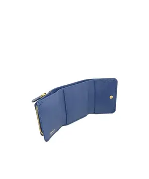 Prada Logo-lettering Tri-fold Wallet