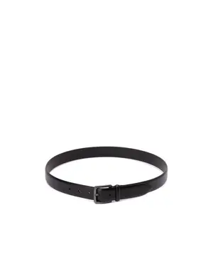 Orciani Monaco Square Buckle Belt - Black