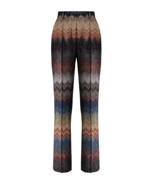 Missoni Trumpet Pants In Snake Pattern Knit