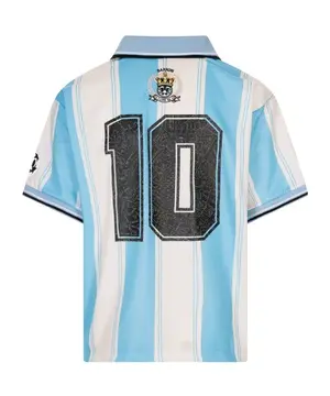 BARROW Logo Embroidered Striped Jersey