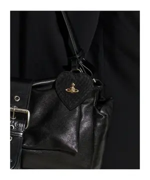VIVIENNE WESTWOOD Heart Mirror Bag Charm