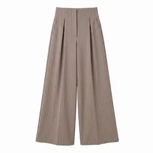 RITA ROW Neutrals Siena Pants Stripes - Beige