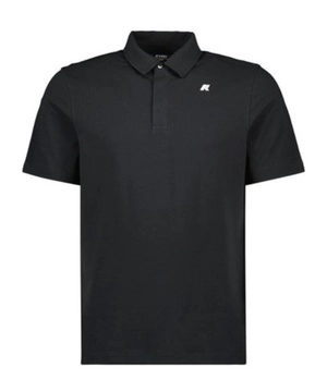 K-WAY Vincelle Light Stretch Jersey Polo Shirt - Black