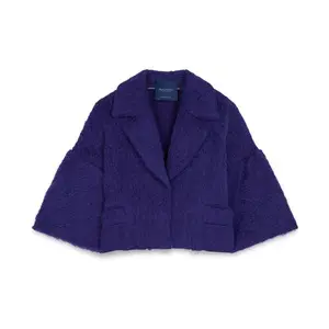 AMANDA THOMPSON COUTURE Edie Jacket Electric Mohair