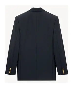 Saint Laurent Double-breasted Long-sleeved Jacket