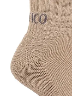 Attico Logo Intarsia Socks